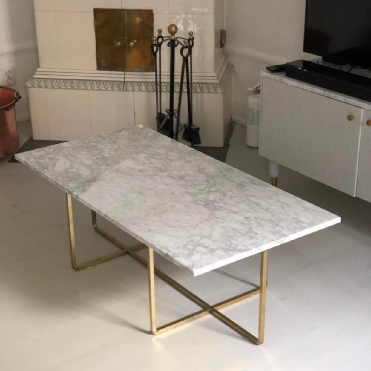 Soffbord i marmor - - Tiptapp